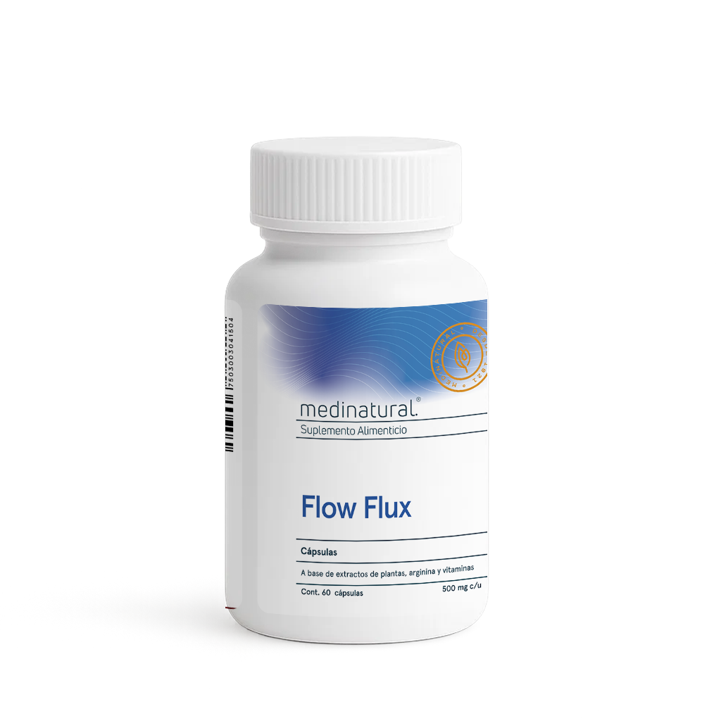 Medinatural Flow Flux 60 Cápsulas 500mg c/u